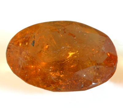 Spec4Gem - Orange 'magnesio-' axinite likely from Mirerani, Tanzania